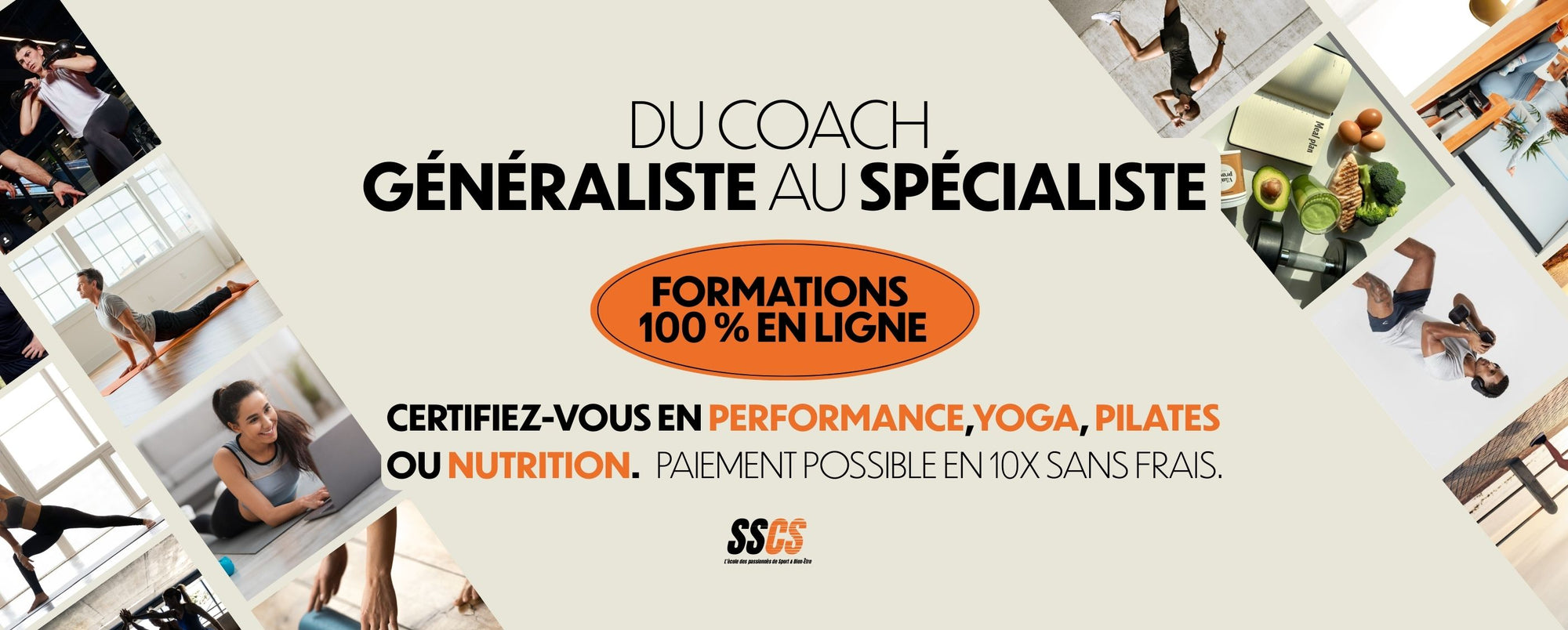 SSCS Training : École de formation aux métiers du Sport 100% en Ligne